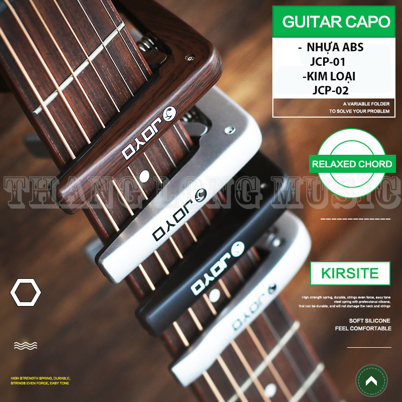 Chính hãngJOYO JCP01 -Capo Cao Cấp (TẶNG PICK JOYO) VÀ JCP02(Kèm chốt ...