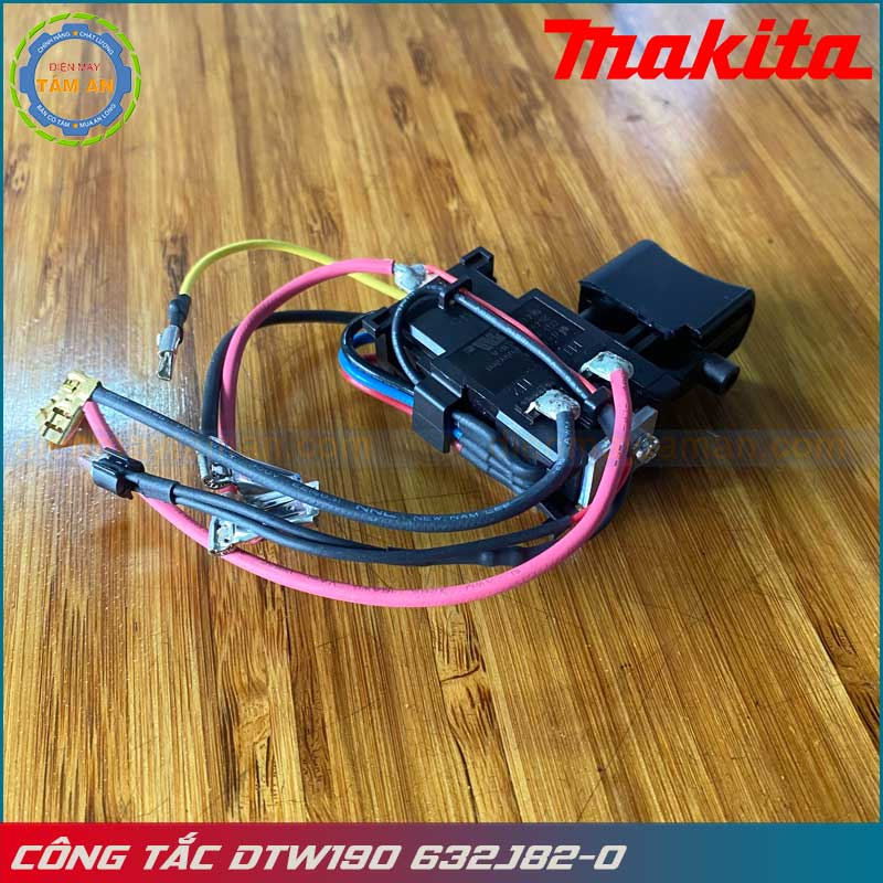 Công tắc máy siết bulong dùng pin Makita DTW190 632J82-0 | Shopee Việt Nam