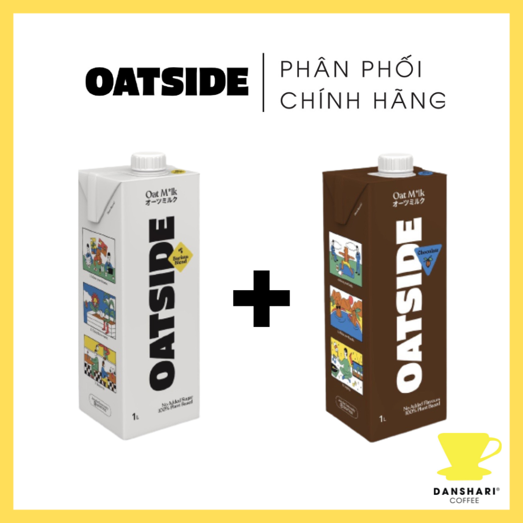 [COMBO SALE] - Sữa Yến Mạch OATSIDE Chocolate + Sữa Yến Mạch OATSIDE ...