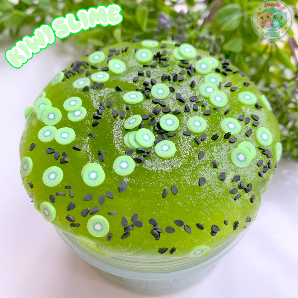 DIY Kiwi Jelly Slime - Chất Nhờn Ma quái làm từ keo trong và tuyết siêu ...