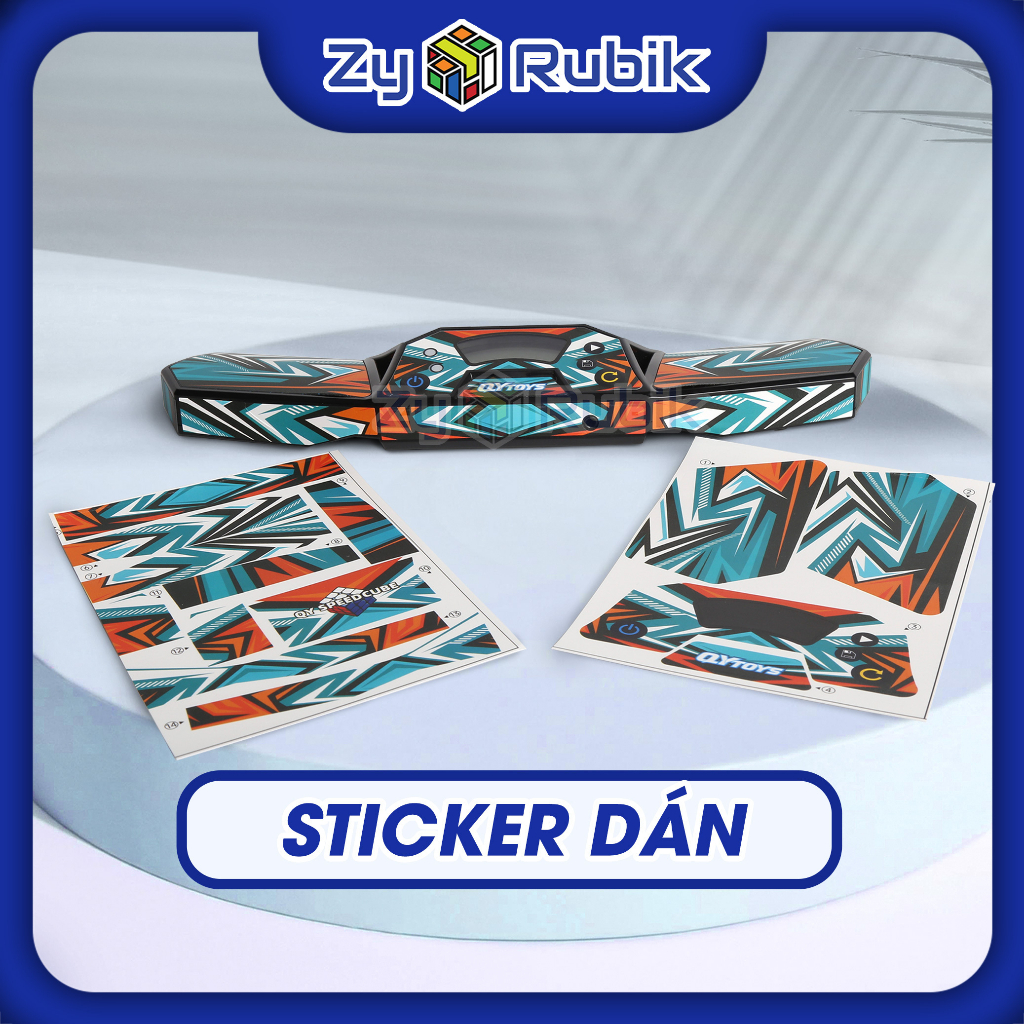 [ Phụ Kiện Rubik] Sticker Dán Trang Trí Đồng Hồ Bấm Giờ Qiyi Timer ...