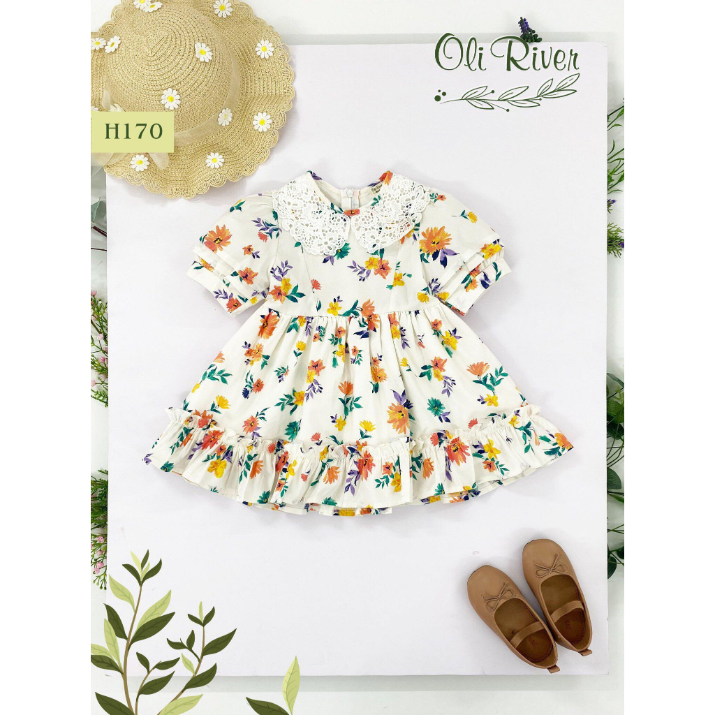 Váy thiết kế bé gái hãng oliver 11-38kg | Shopee Việt Nam