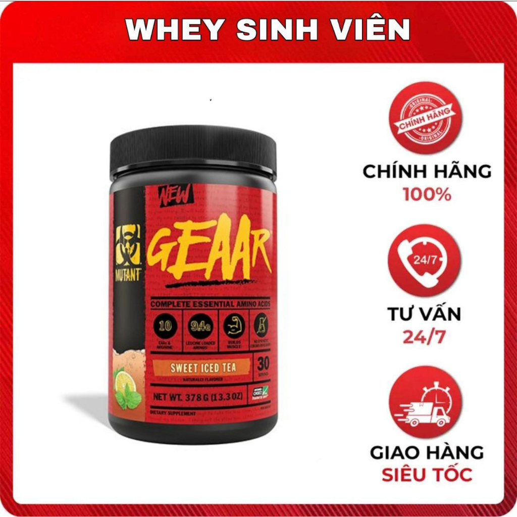 [Chính hãng] Geaar Mutant Amino acid Eaa Hỗ Trợ Phục Hồi Phát Triển Cơ ...