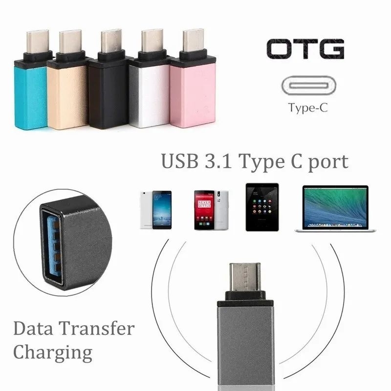 Cáp OTG Type C giúp điện thoại ạndroid dùng chuột, đọc USB tốc độ cao ...