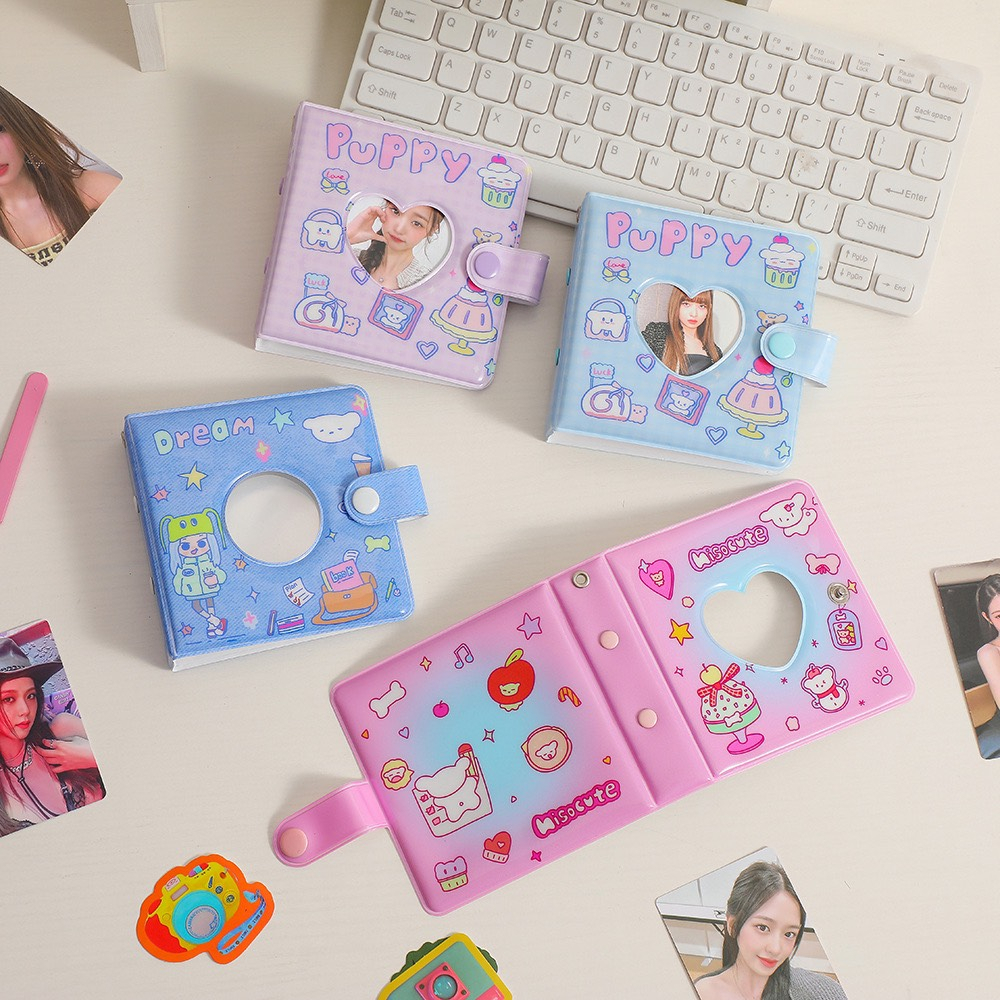 Mini Binder 3 Inch Đựng Card Hisocute - Album Ảnh Polaroid 3 Lỗ Hoạ ...