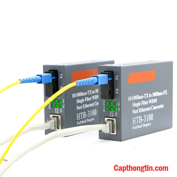 Bộ chuyển đổi quang điện Netlink HTB-3100A/B 10/100Mb | Shopee Việt Nam