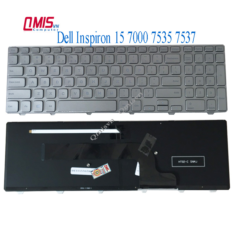 Bàn phím laptop Dell Inspiron 15 7000 7535, 7537 | Shopee Việt Nam