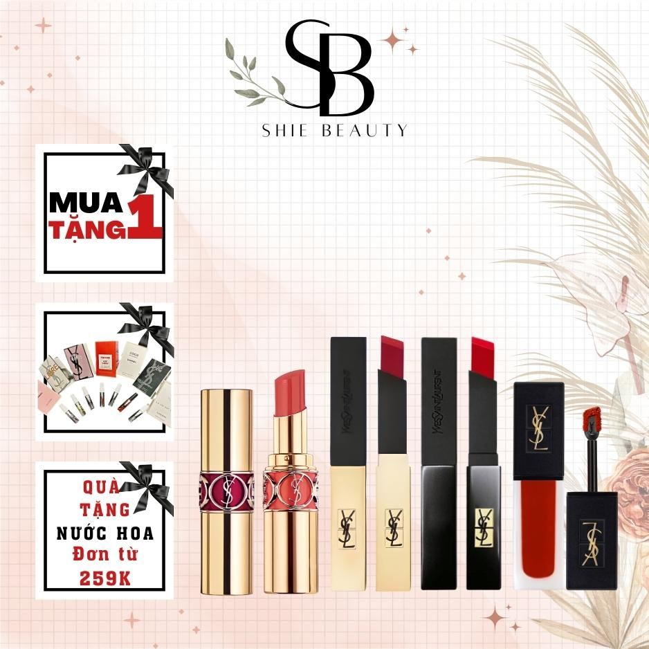 Son YSL 1966 Rouge Pur Couture The Slim_Son YSL Slim Velvet Hàng Chính ...