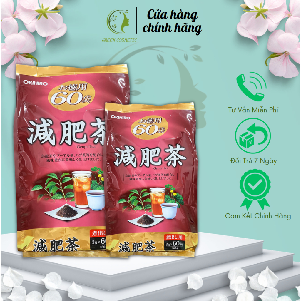 [DATE 2025] Trà Giảm Mỡ Bụng Genpi Tea #Orihiro [chính hãng Nhật Bản ...
