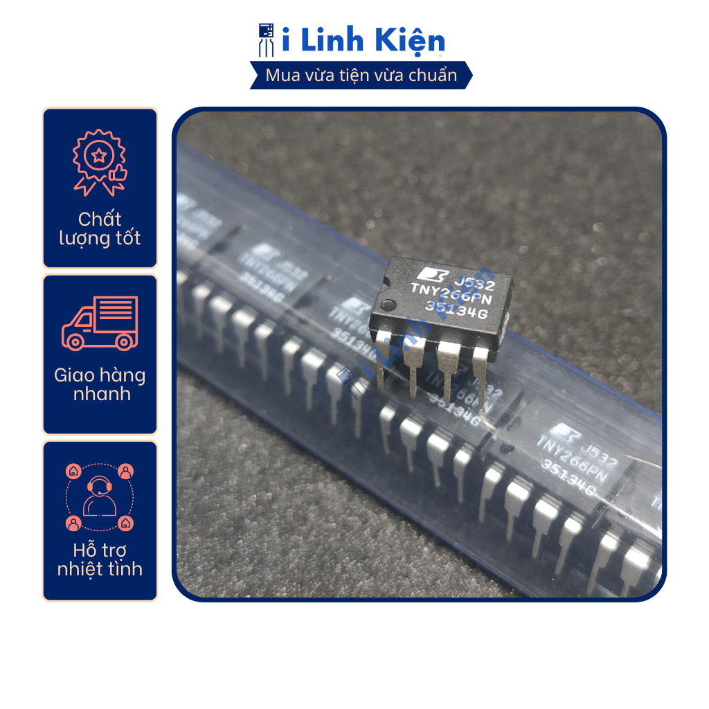 Ic nguồn TNY266PN DIP-7 chính hãng Power Integrations | Shopee Việt Nam