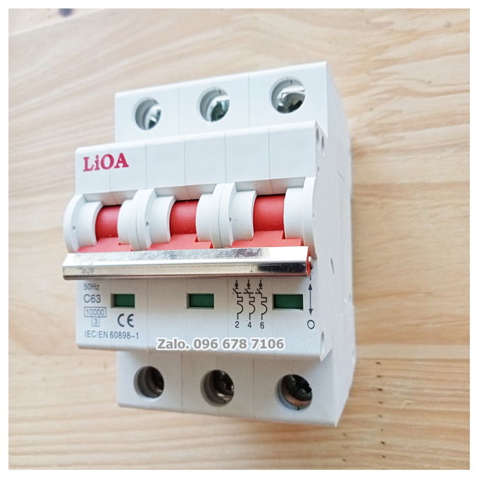 Aptomat - Cầu dao Tự động 3P 63A/ 10kA LiOA Chính hãng | Shopee Việt Nam