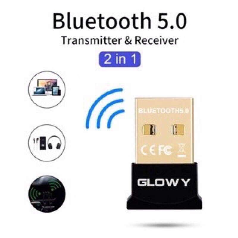 Usb Bluetooth 5.0 Glowy GL508 - Kết nối bluetooth giữa máy tính và các thiết bị ngoại vi sử dụng ...