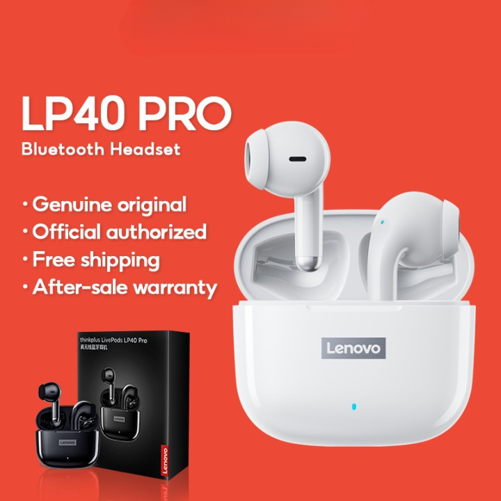 Tai Nghe Bluetooth Lenovo LP40 Pro Bluetooth 5.1 có chất lượng âm thanh tốt và tích hợp micro ...