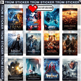 Set 50 Stickers, Hình dán Phim ảnh và Nghệ sĩ- movie,idol star- Trang ...
