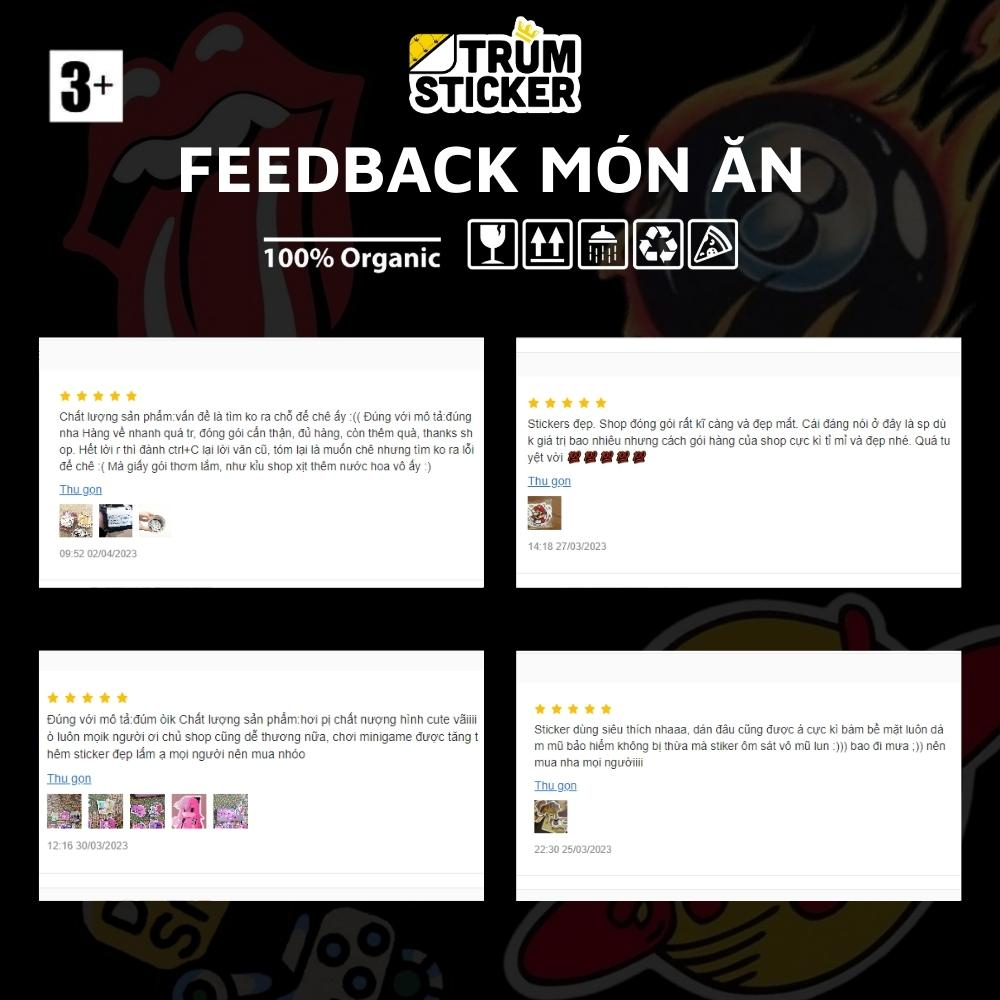 Bộ, Set 50 Sticker, Hình Dán Bocchi The Rock hoạt hình anime,movie ...