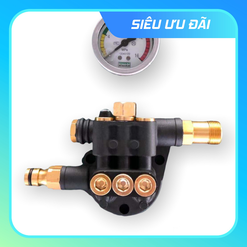 [Freeship+quà29k]Đầu bơm không chỉnh áp,không đồng hồ và rờ le áp máy ...