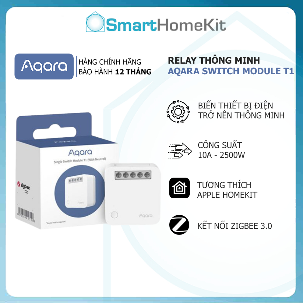 [Bản Quốc Tế] Module điều khiển thông minh - Relay Aqara Single Switch ...