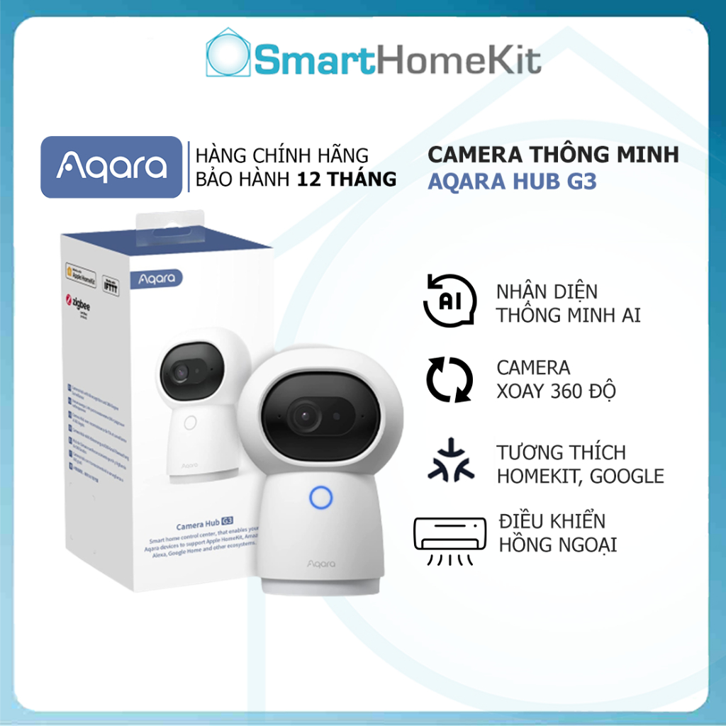 Camera Aqara G3 Bản Quốc Tế CH-H03 - Tích hợp Điều khiển hồng ngoại ...