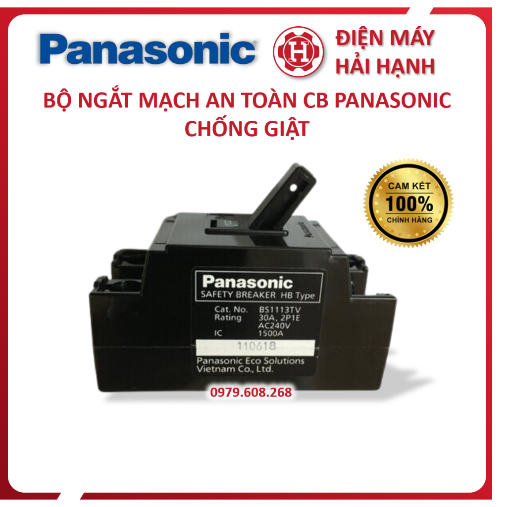 BỘ NGẮT MẠCH AN TOÀN CB PANASONIC CHỐNG GIẬT 30A | Shopee Việt Nam