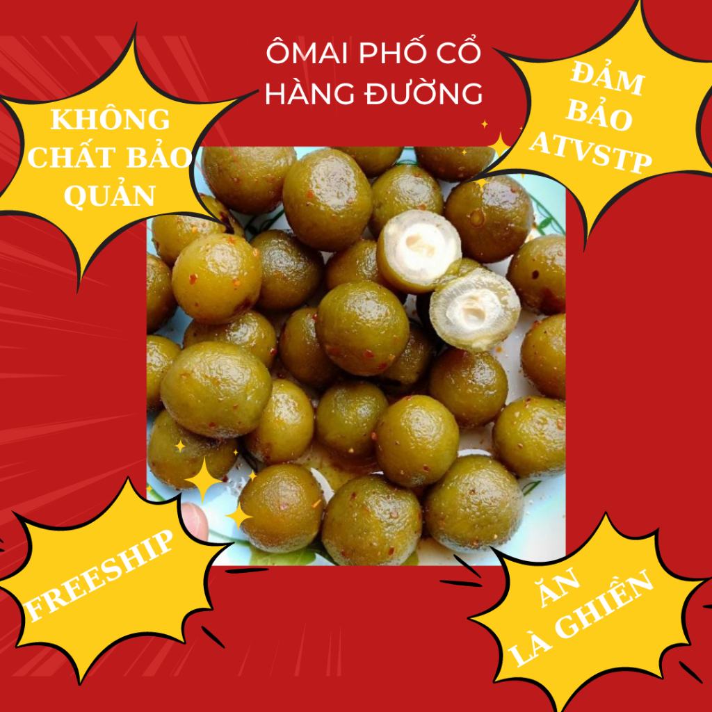 Ômai sấu dầm cay Ô Mai Phố Cổ Hàng Đường Ômai Xí Muội Hiệu Gia Lợi Hũ ...