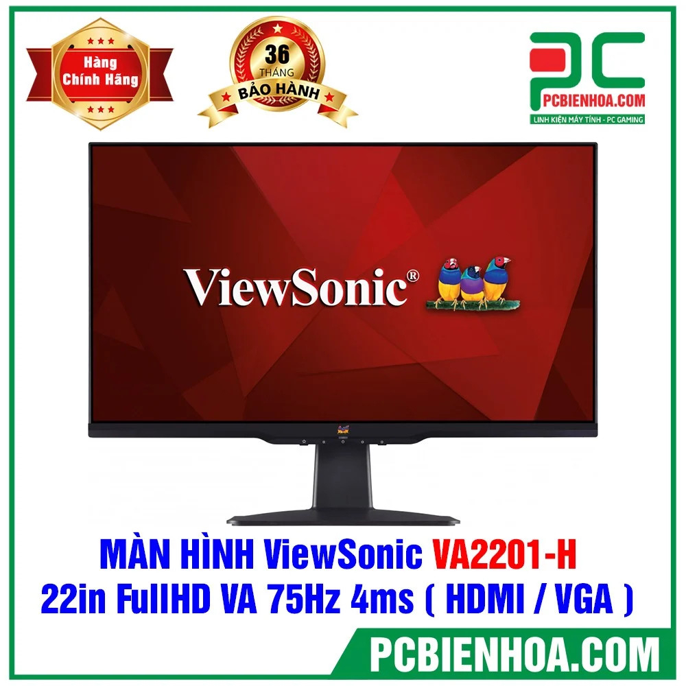 MÀN HÌNH VIEWSONIC VA2201-H 22IN FULLHD VA 75HZ 4MS ( HDMI / VGA ...
