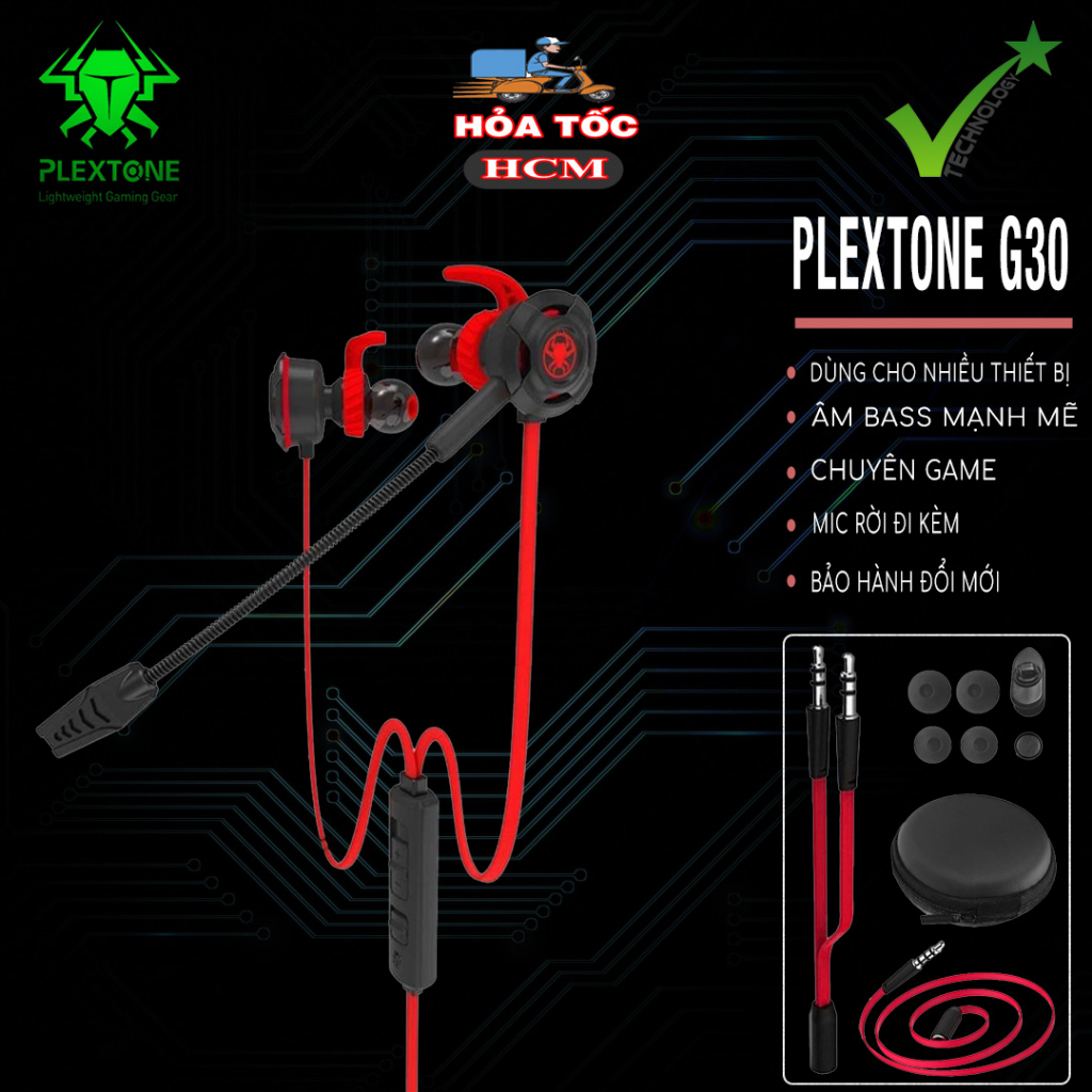 Tai nghe gaming có mic rời Plextone G50 Mark II và Plextone G30 - Tai ...