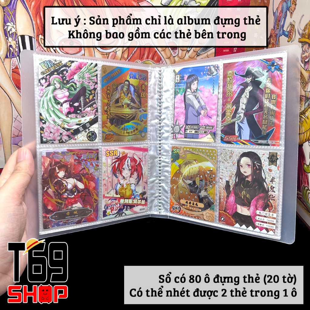 Binder bìa cứng đựng card, album đựng thẻ nhân phẩm anime | Shopee Việt Nam