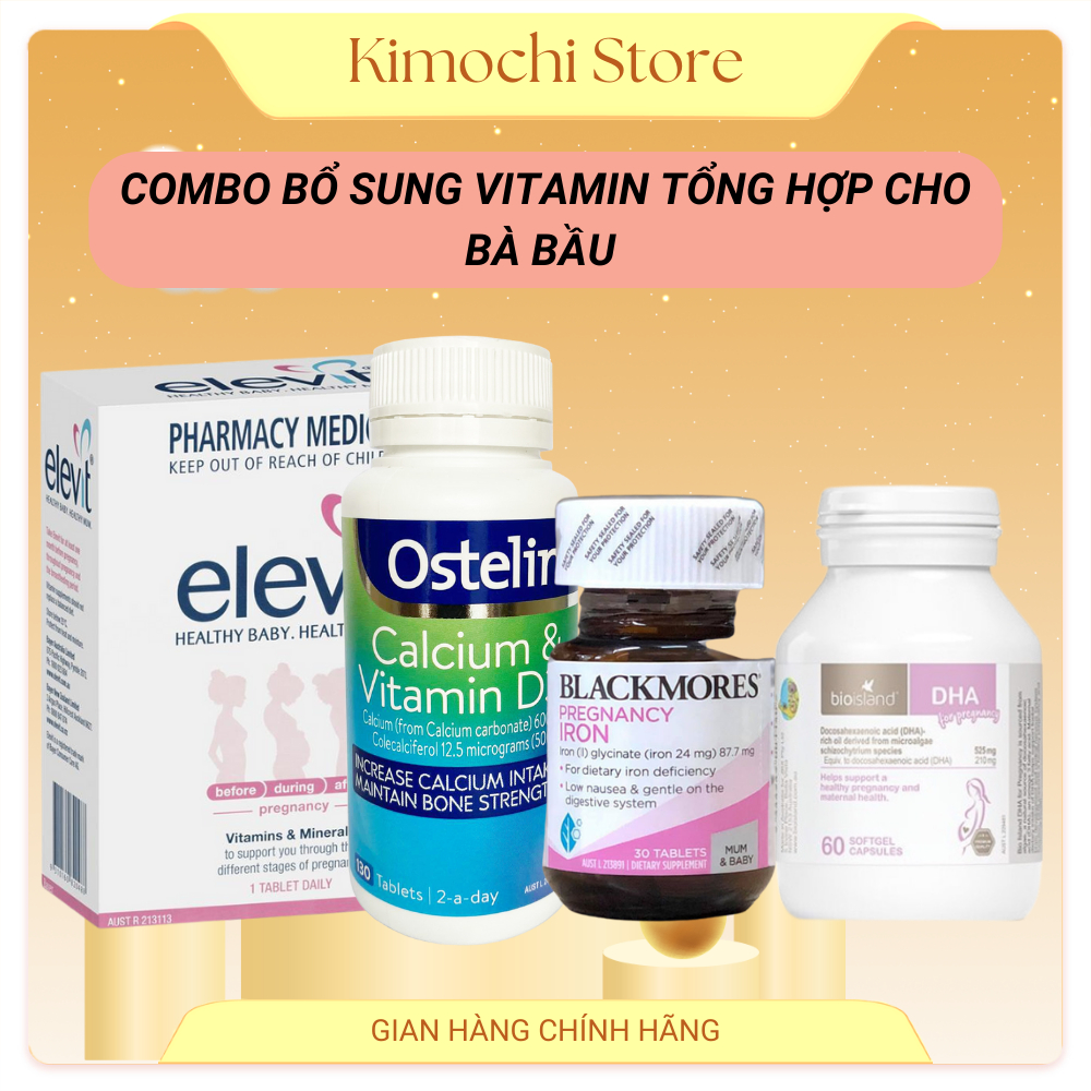 Combo Bà Bầu Úc, Bô sung Vitamin tổng hợp cho mẹ bầu toàn diện, giúp ...