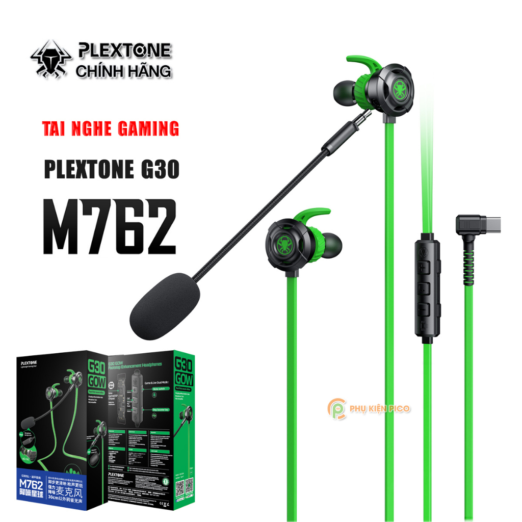 Tai nghe gaming có mic rời Plextone G20 - Tai nghe gaming có dây G20 ...