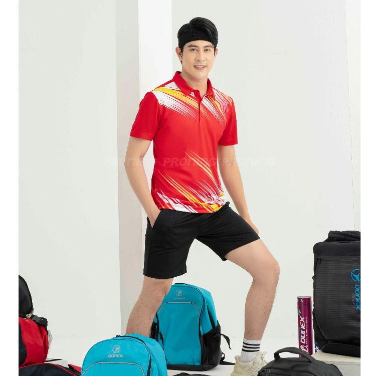 Áo Thể Thao Nam Cổ Trụ Donex Sport, Form Regular, Vải Poly Mè Thoáng ...