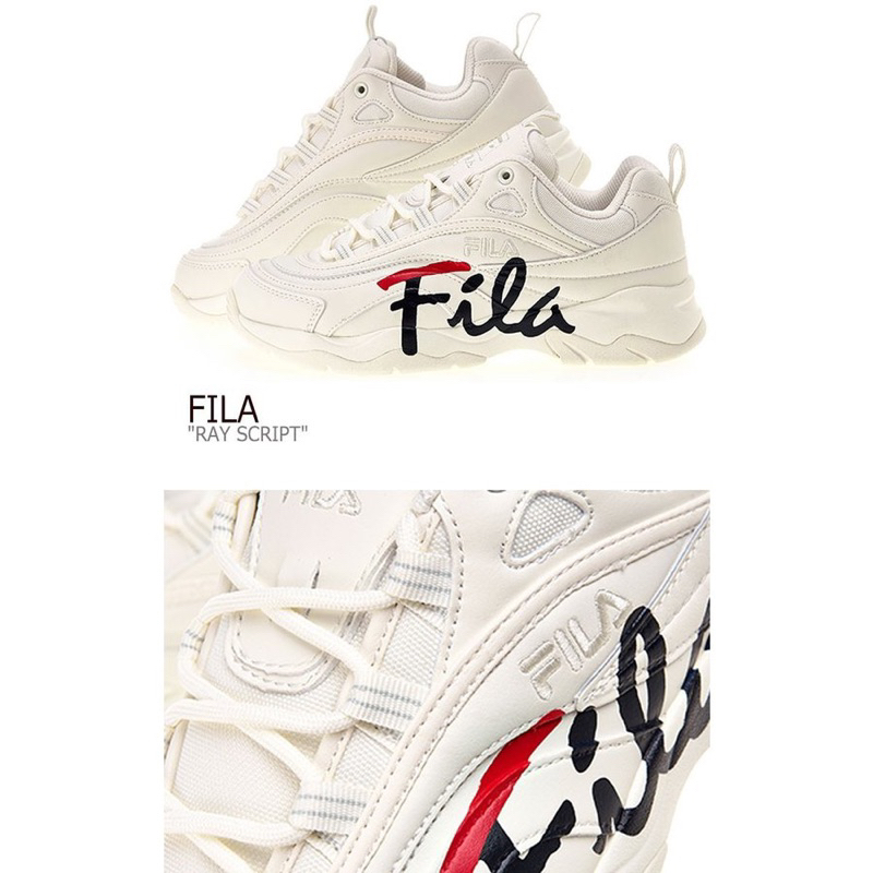 Fila Ray Script FS1SIB1395X đã qua sử dụng | Shopee Việt Nam