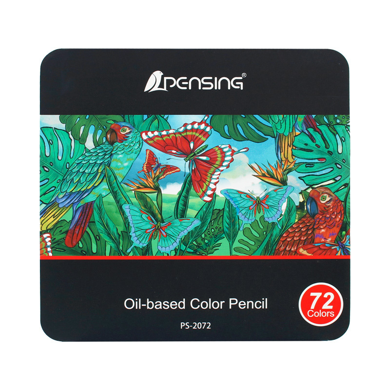 Hộp bút chì màu cao cấp PENSING gốc dầu 72 màu hộp thiếc | Shopee Việt Nam