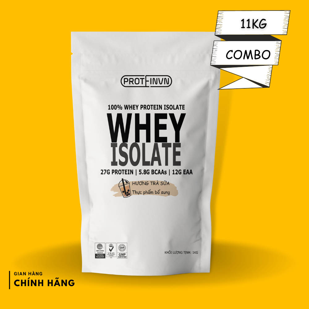 Whey Protein Isolate PROTEINVN - Whey Protein Vị Trà Sữa 11KG | Shopee ...