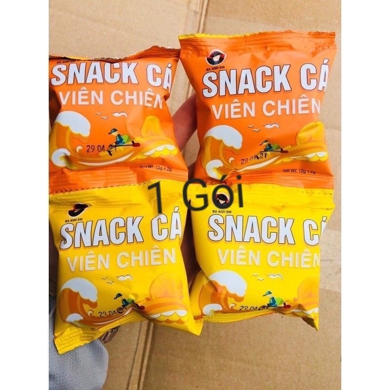 Snack cá viên chiên, 1 gói snack cá viên (12g) | Shopee Việt Nam