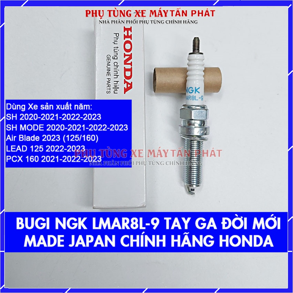 Bugi (NGK) LMAR8L-9 Xe Máy SH 2020-2023 /Sh mode 2020-2023 /Air Blade ...