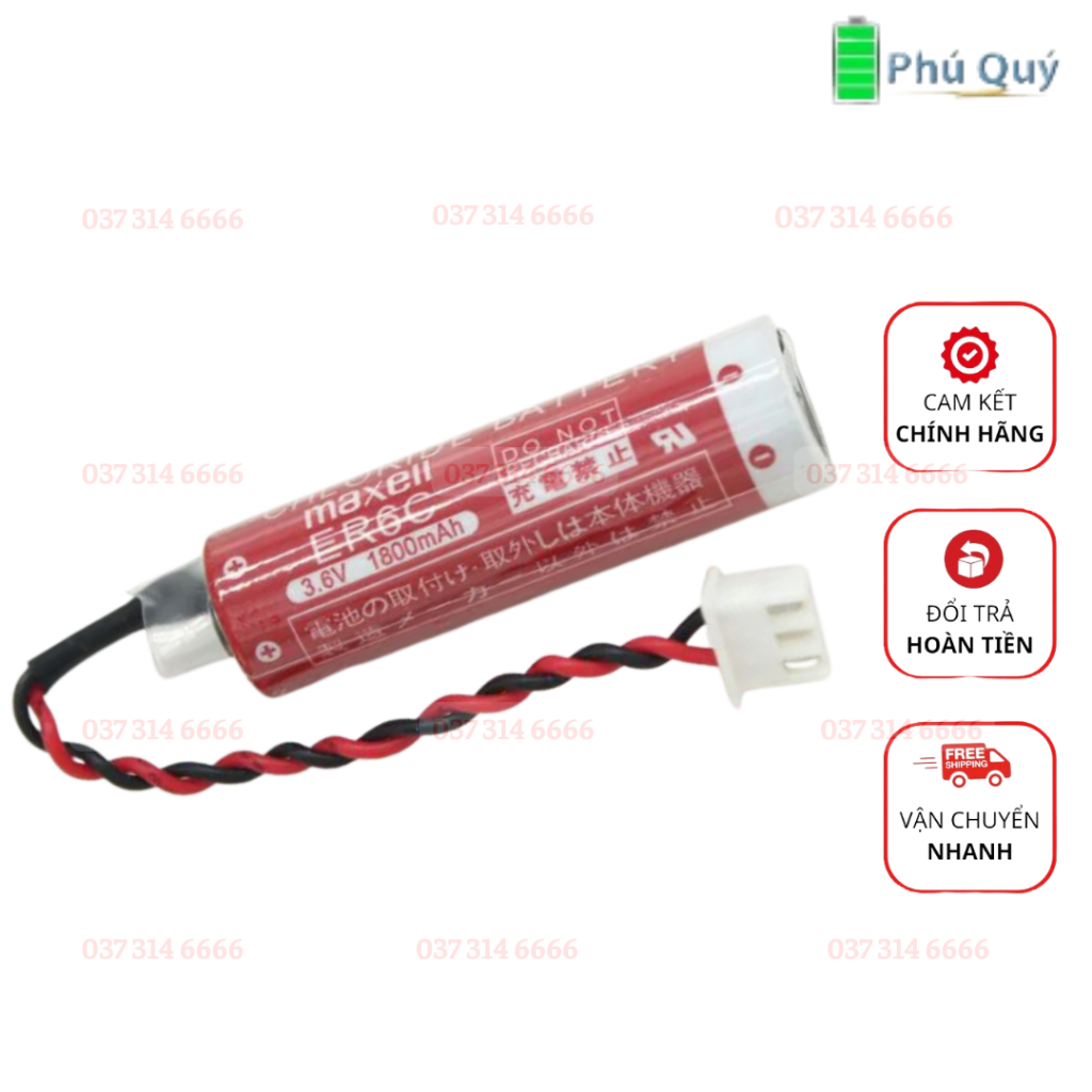 Pin Maxell ER6C / F2-40BL - Pin nuôi nguồn PLC lithium 3.6V AA 1800mAh ...