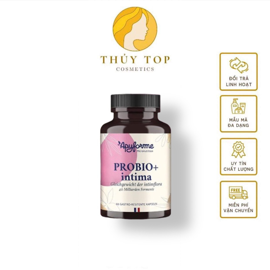 Men Vi Sinh Phụ Nữ Thuần Chay Apyforme Probio+ Intima 60 Viên Pháp ...