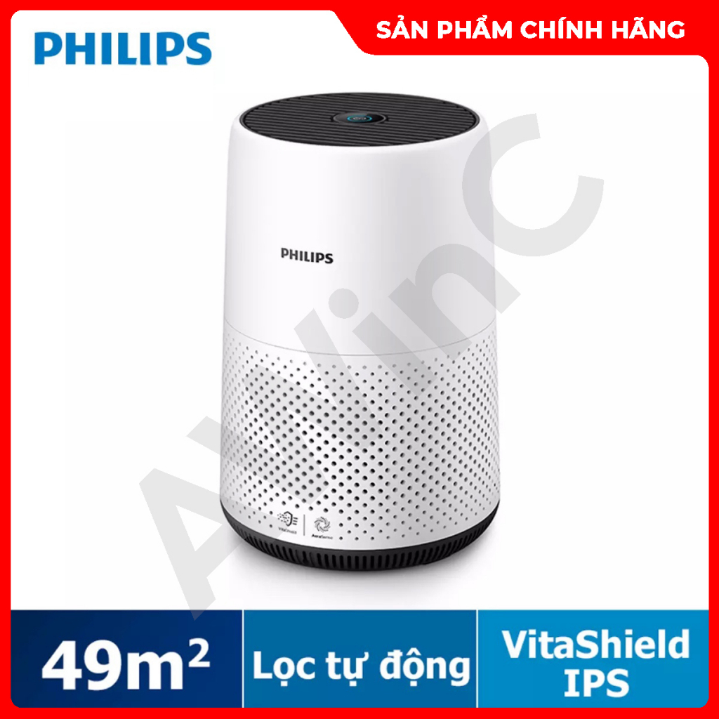 Máy lọc không khí Philips AC0820/10 AC0820 Series 800 diện tích 49m2 ...