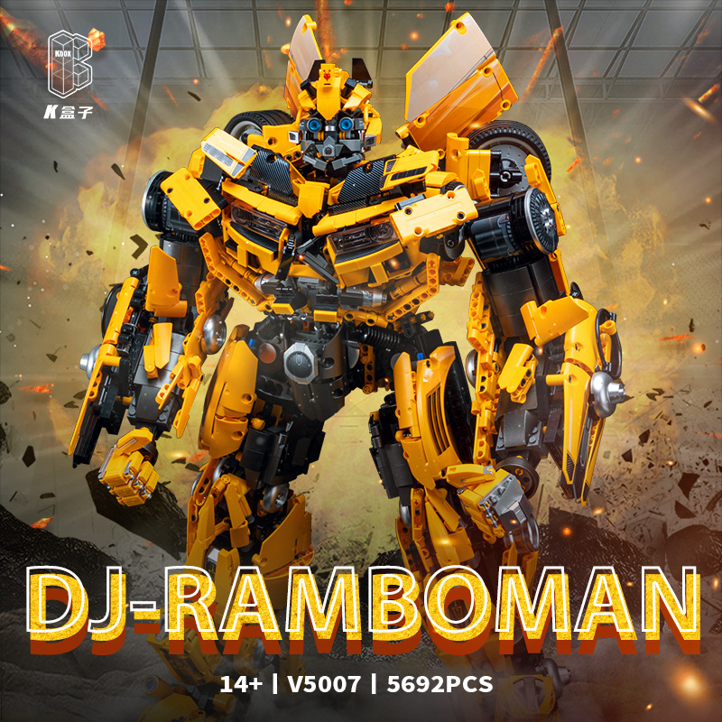 Lắp ráp mô hình LEGO KBOX V5007 Siêu Robot Bumble Bee Transformers 5692 ...
