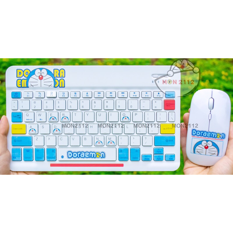 Bàn phím Doraemon Doremon mini bluetooth không dây/chuột không dây ...