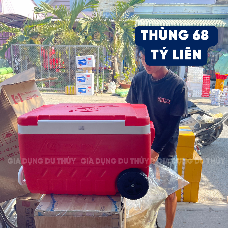 Thùng Đá Vuông Có Bánh Xe Happy Cooler,Dung Tích 68L Giữ Lạnh 3 Ngày ...