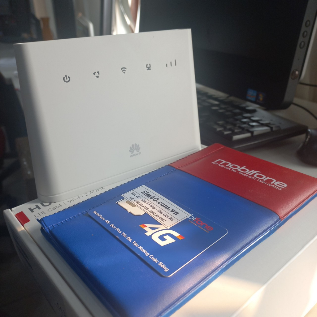 Bộ WiFI 4G Dùng Sim 4G MobiWifi MobiFone Nhập Khẩu Và Bảo Hành 12 Tháng ...