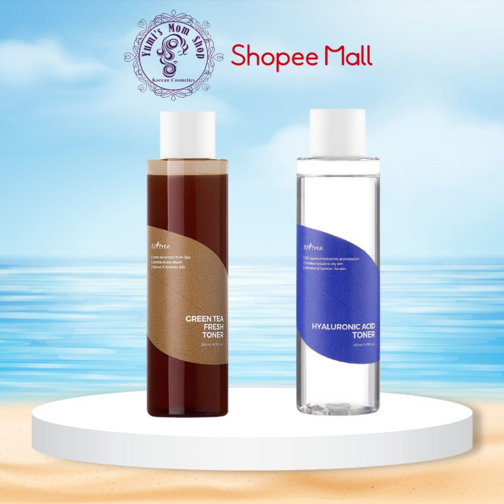 Nước cân bằng cấp ẩm nuôi dưỡng da Isntree Green Tea/HA Toner 200ml ...