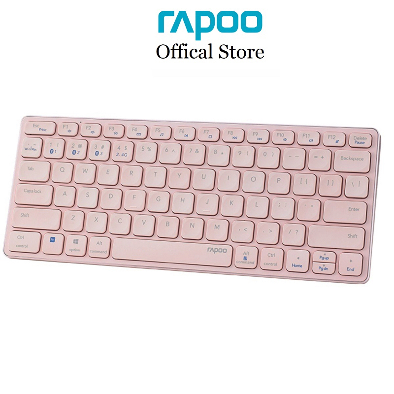 Bàn phím không dây Rapoo E9050G đa kết nối (Bluetooth 5.0/3.0/ USB 2 ...
