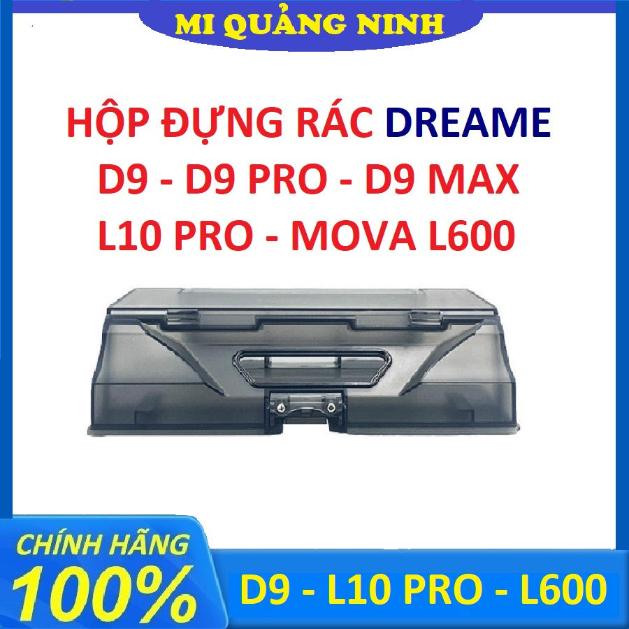 Hộp đựng rác, hộp bụi, hộc bụi Robot hút bụi Dreame - D9, D9 Pro, D9 Max, L10 Pro, Mova L600 ...
