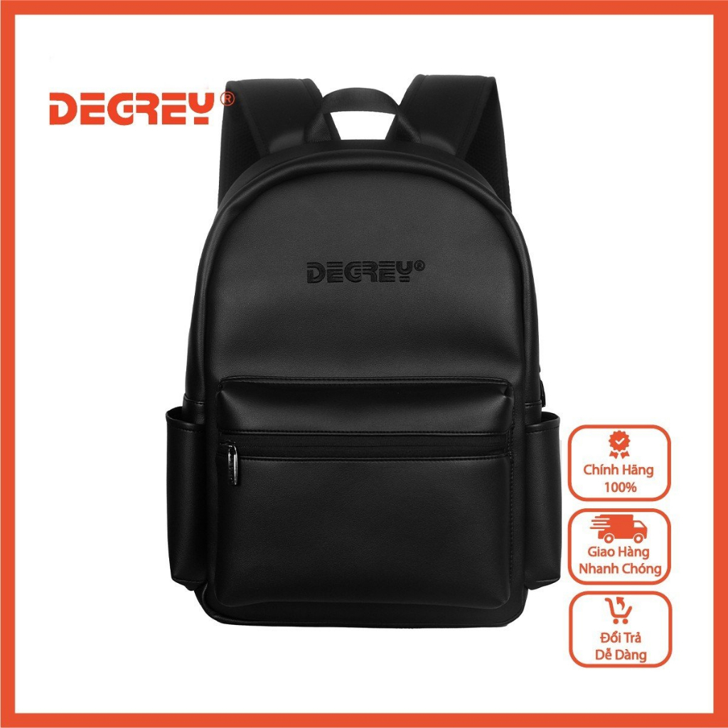 Balo Da thời trang Degrey Leather Basic Balo - LBB | Shopee Việt Nam