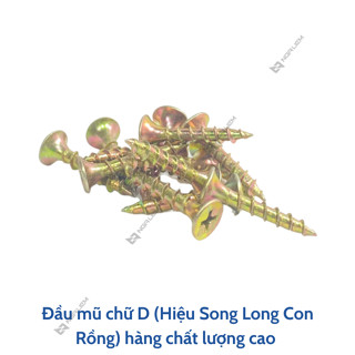 Vít Bắn Gỗ (Vít Vàng) Song Long 1F5, 2F, 2F5, 3F, 3F5, 4F, 5F, 6F, 7F (Chữ D Loại Xịn VN ...