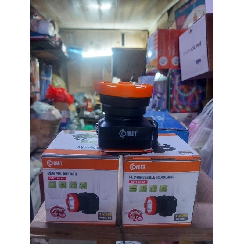 Đèn pin đội đầu chính hãng CoMet CRT 1612 | Shopee Việt Nam