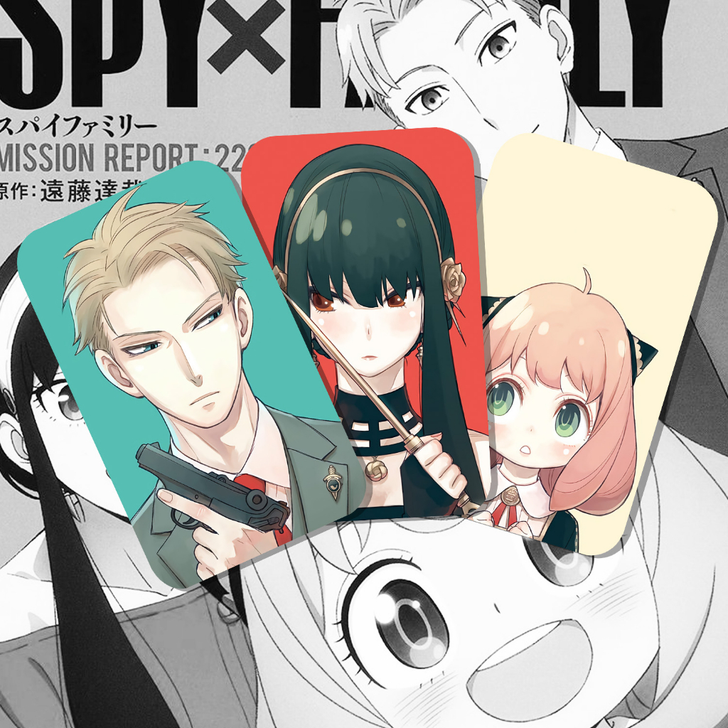 Thẻ Nhân Vật Manga Anime Bo Góc - Spy x Family - Card Bo Góc Kiêm ...