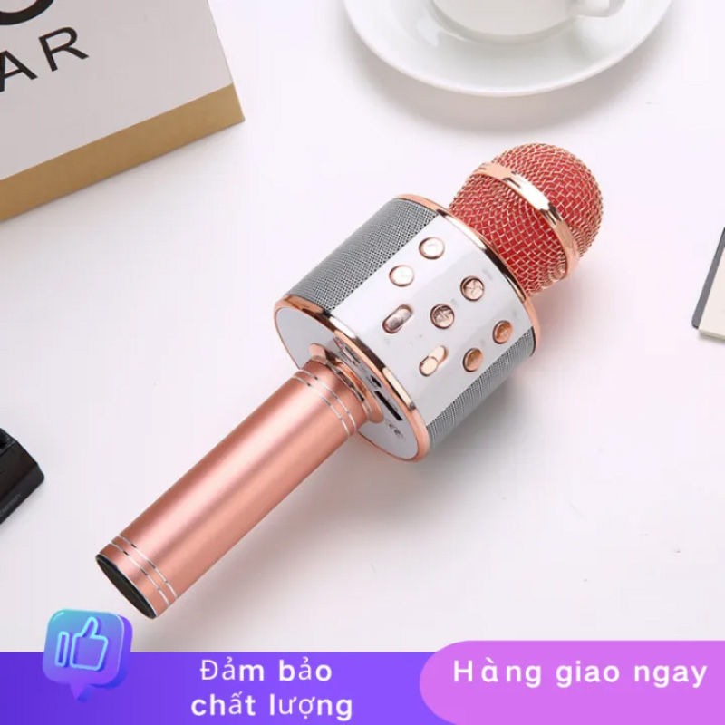 Mic Karaoke Ws-858, Micro Bluetooth Không Dây Kèm Loa, Vừa Nghe Nhạc ...
